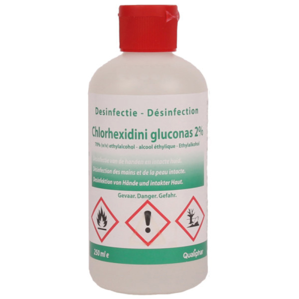 Chloorhexidine 2%+70% alcohol met klikdop - Hysop